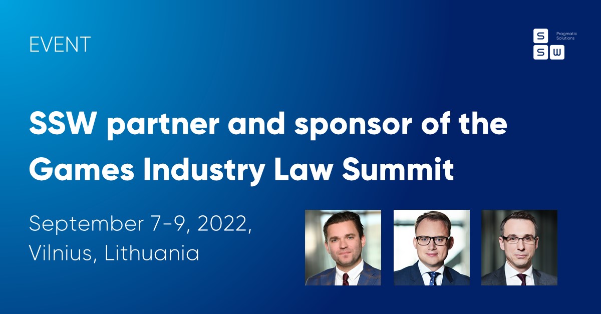 SSW partner and sponsor of the Games Industry Law Summit - SSW ...