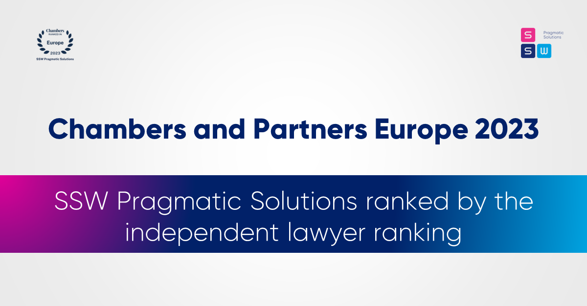 Chambers and Partners Europe 2023 recognises our teams and experts ...